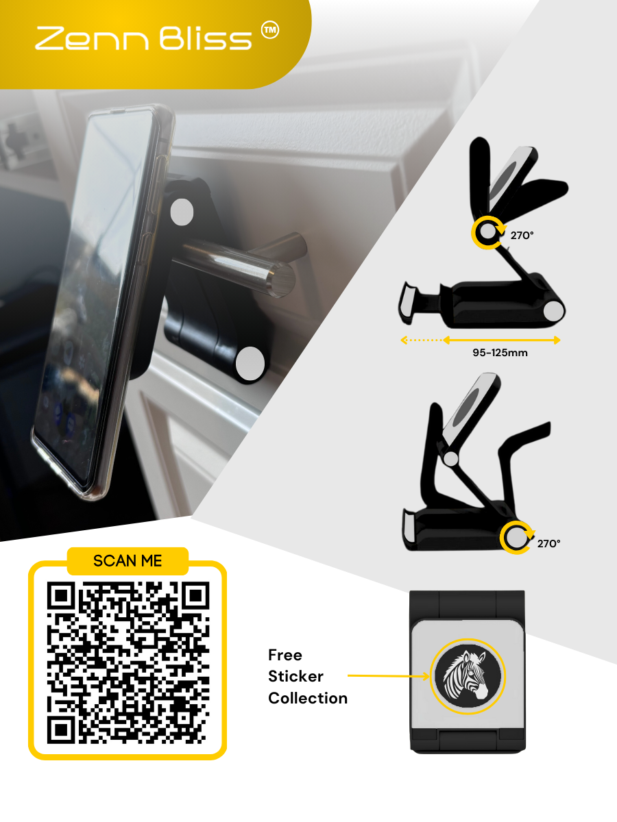 Magnetic Cell Phone Stand Holder Tripod Magsafe for iPhone – ZennBliss